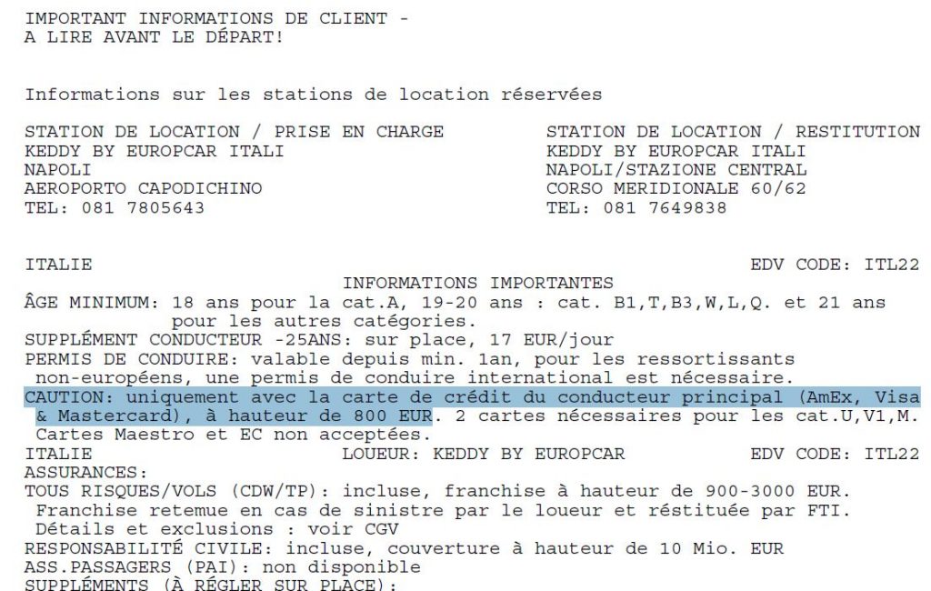 Conseils location voiture - Astuces et pièges à éviter