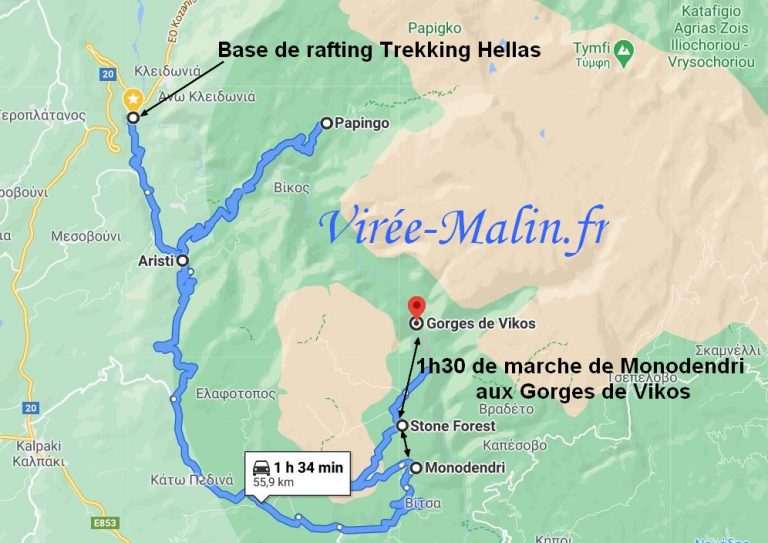 Visiter les Gorges de Vikos - Que faire à Vikos ? Virée-Malin.fr