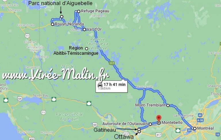 5 itinéraires pour visiter le Québec en 2 semaines! Virée-Malin.fr