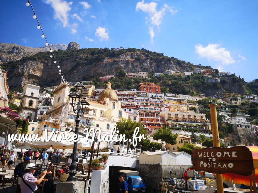 Rejoindre Positano depuis Amalfi en bateau ferry - Virée-Malin.fr