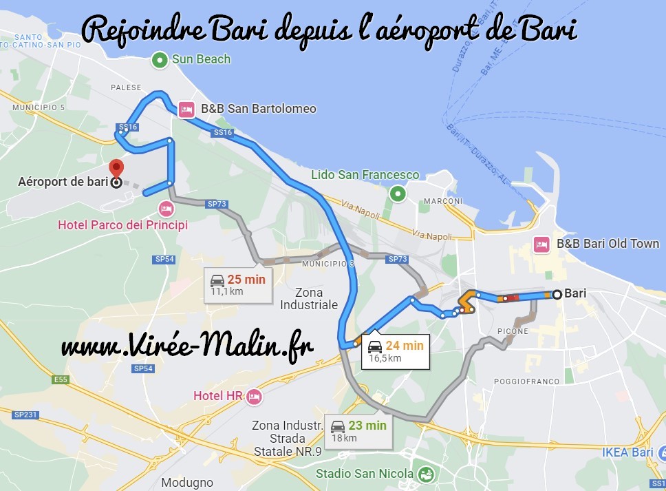 Où loger à Bari ? Combien de nuits dormir à Bari ? Virée-Malin.fr