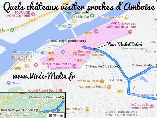 Que faire à Amboise et où dormir Amboise ? Virée-Malin.fr