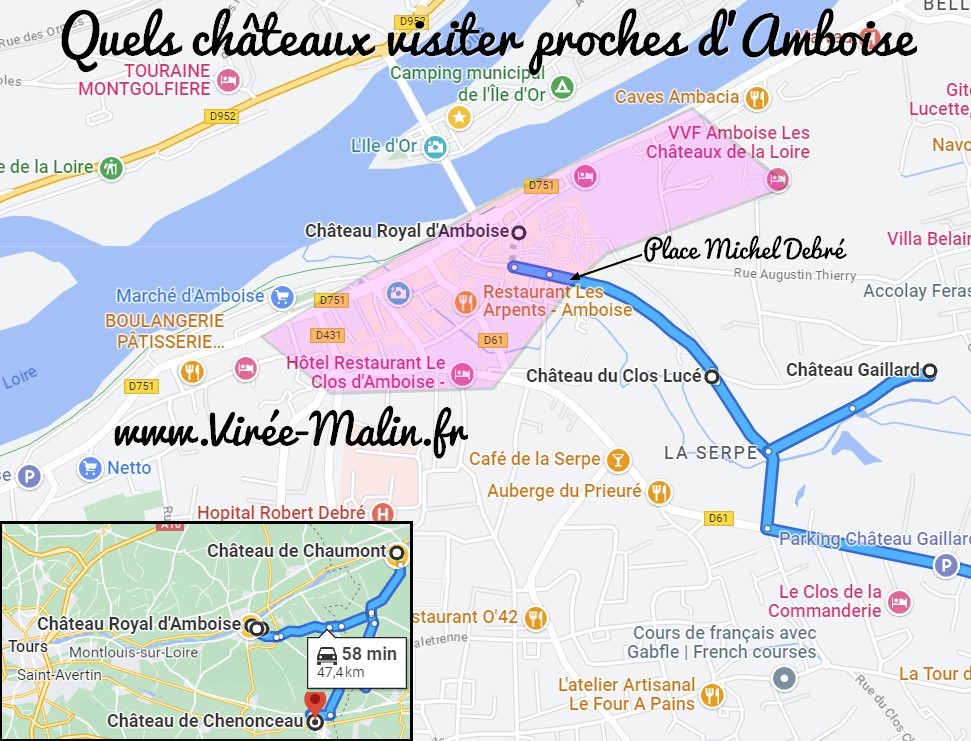 Que faire à Amboise et où dormir Amboise ? Virée-Malin.fr